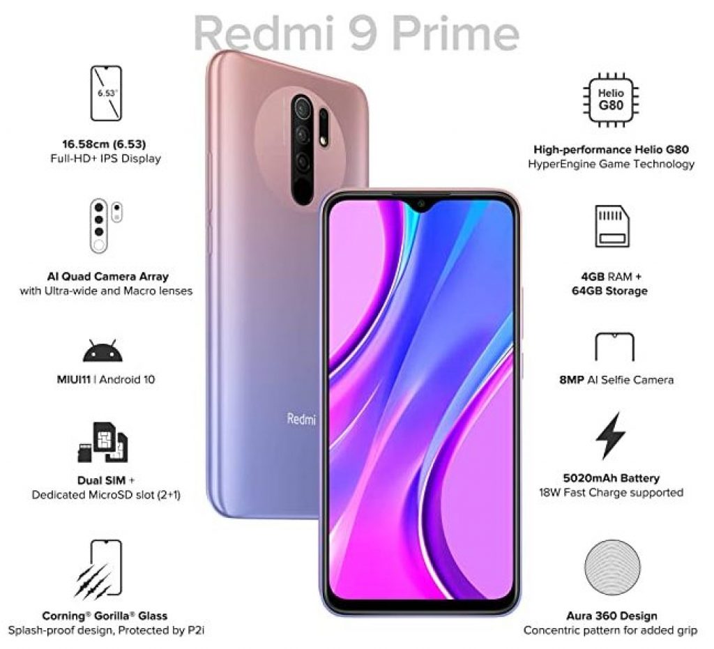 Best Redmi 9 series mobile On Amazon with features and spacification