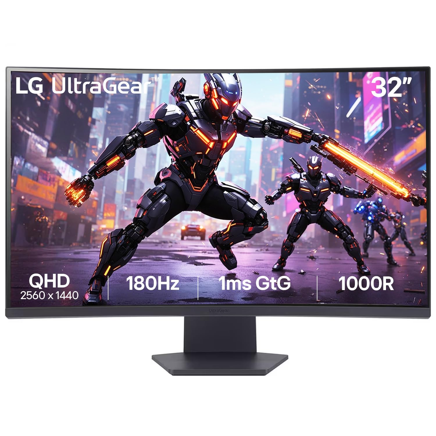 LG Ultragear™ 32GS60QC (32 inch) QHD 1000R Curved Gaming Monitor 30% ...