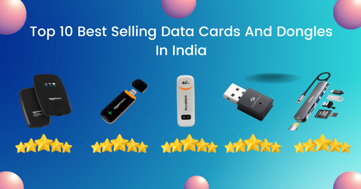 Top 10 Best Selling Data Cards And Dongles In India - (2025)-26